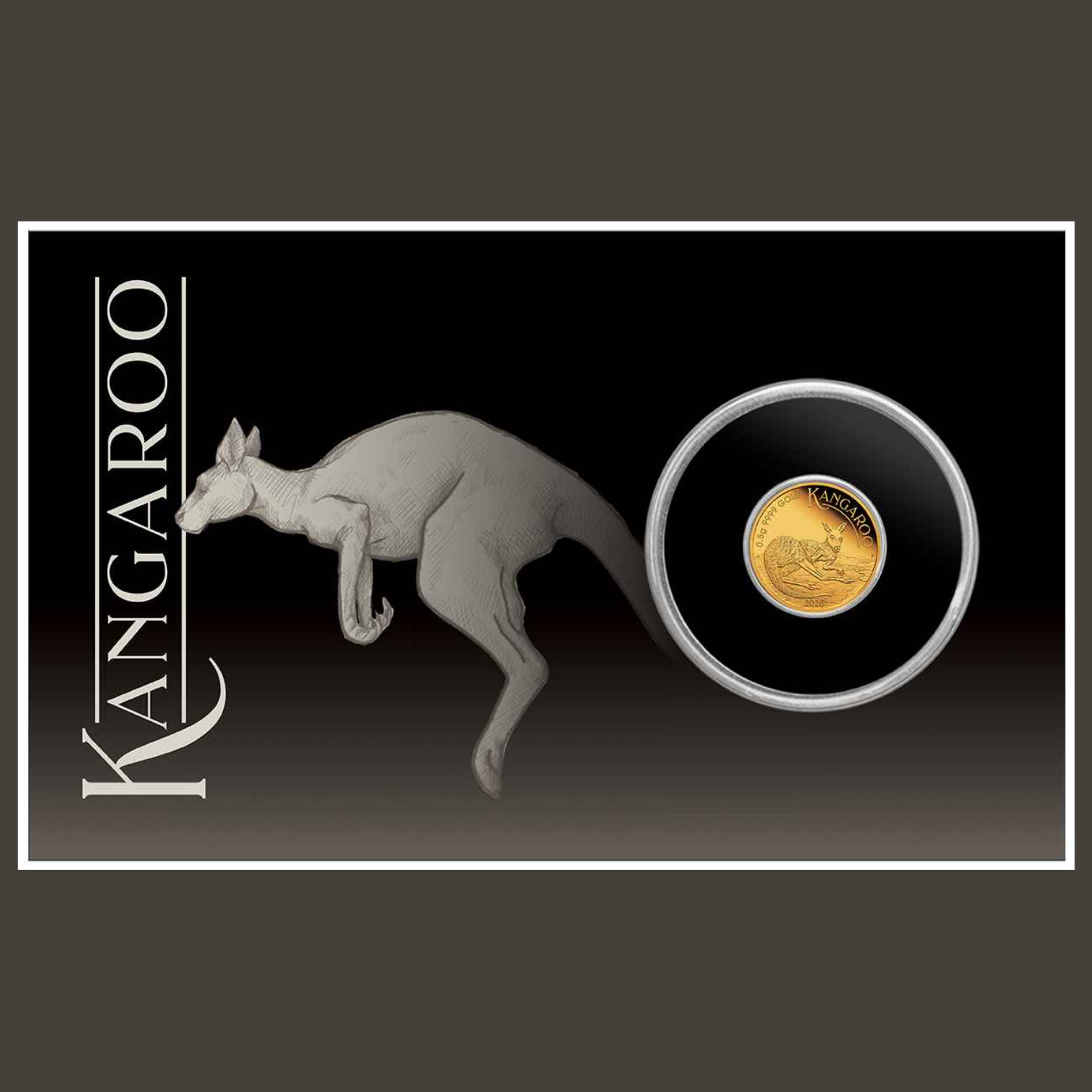 2025 $2 Mini Roo 0.5g Gold Proof Coin in Card – The Coin Shed